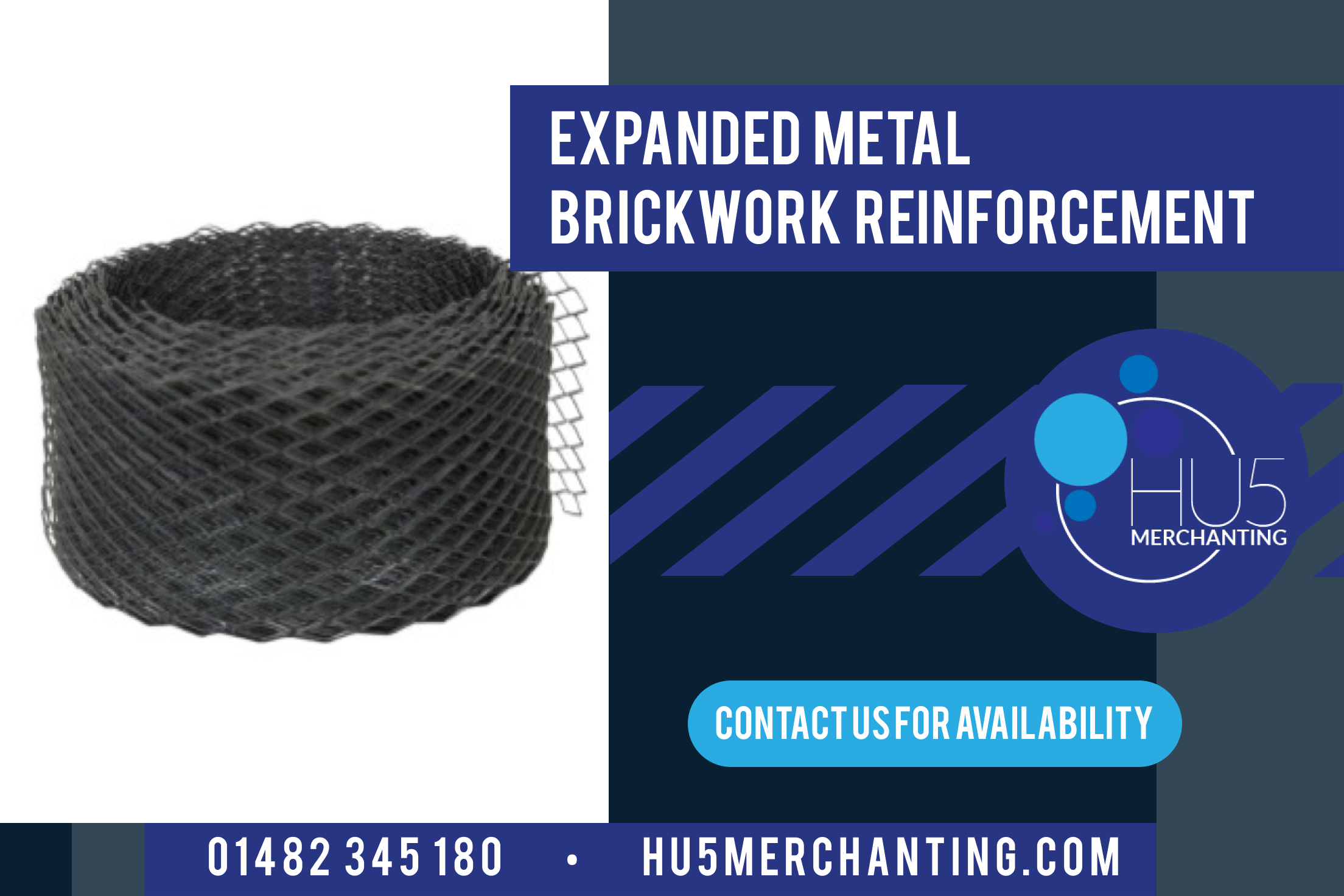 Expanded Metal Brickwork Reinforcement - HU5 Merchanting